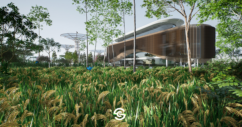 D5社区挑战赛丨第1期丨稻田会客厅 - 作品画廊 - D5渲染器官方社区