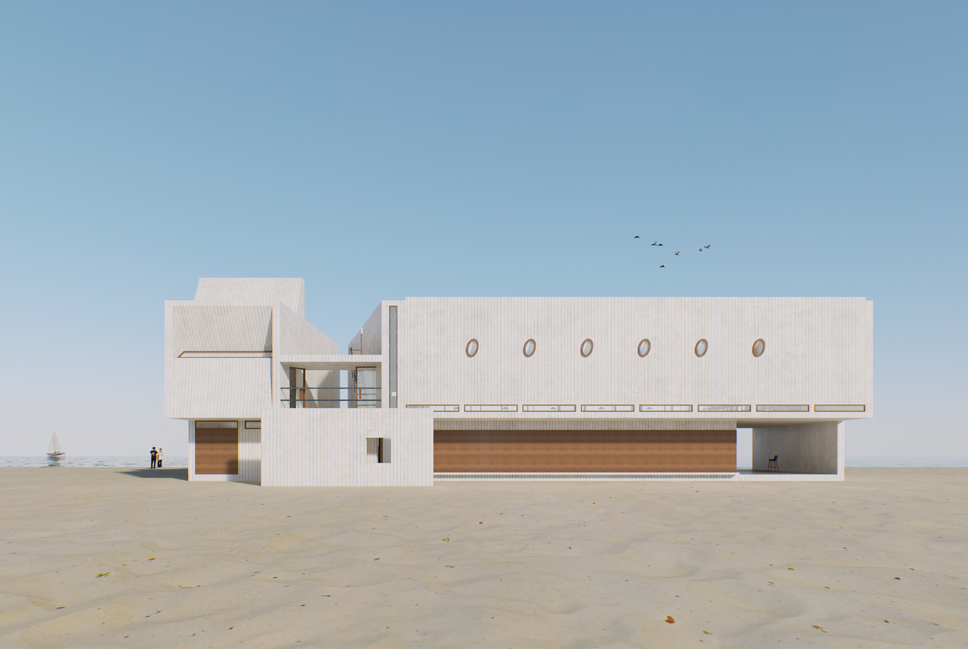 「场景列车」Vol.373丨阿那亚 孤独图书馆临摹 @TK丨汤凯 - 场景列车 - D5渲染器官方社区