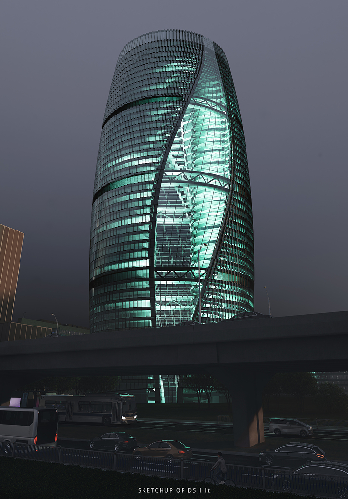 丽泽SOHO 复刻 - 作品画廊 - D5渲染器官方社区