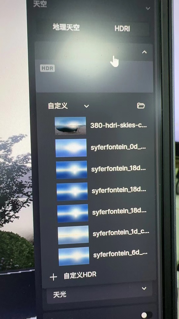 添加的自定义hdr怎么删除？——软件里对应功能处删除 - 互助小组 - D5渲染器官方社区