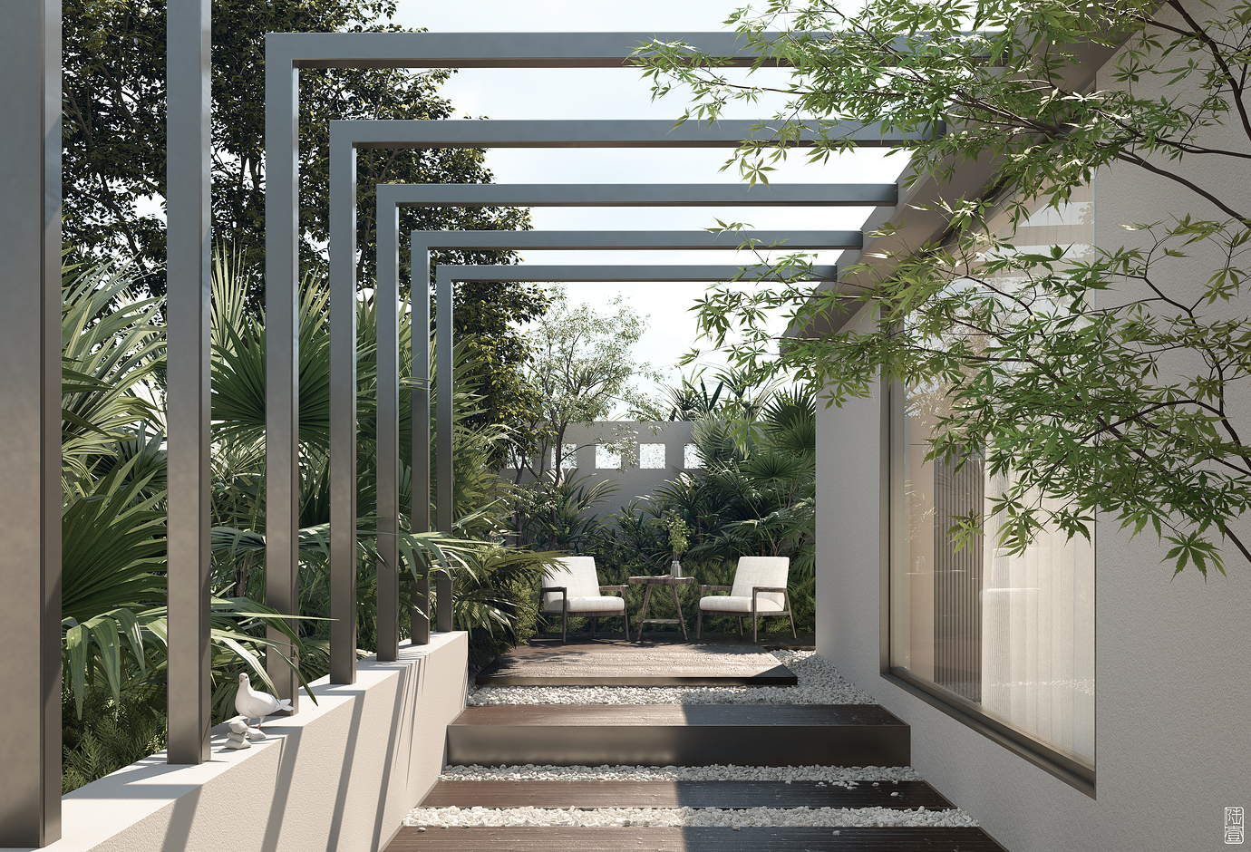 小院 - 作品画廊 - D5渲染器