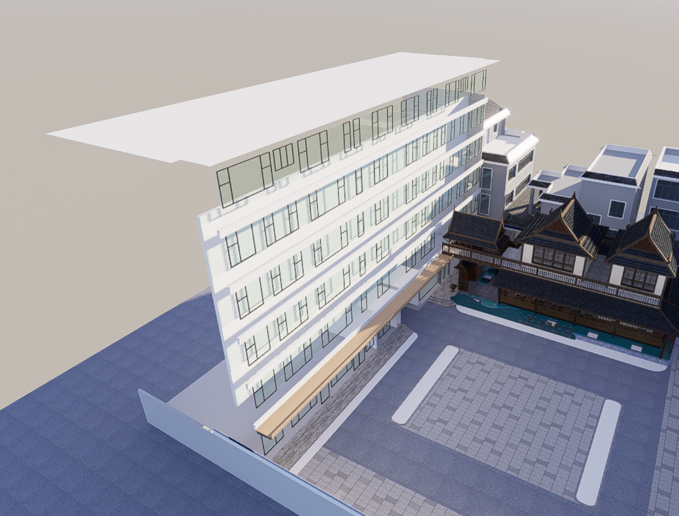 从3DMAX导出D5模型后打开出现局部模型丢失或损坏，导出SU模型，用D5再打开稍好，但有模型破碎情况 - 互助小组 - D5渲染器官方社区