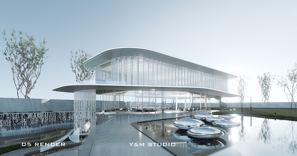 D5 1.90 售楼部应用 SU+D5 写实流挑战 - 作品画廊 - D5渲染器官方社区